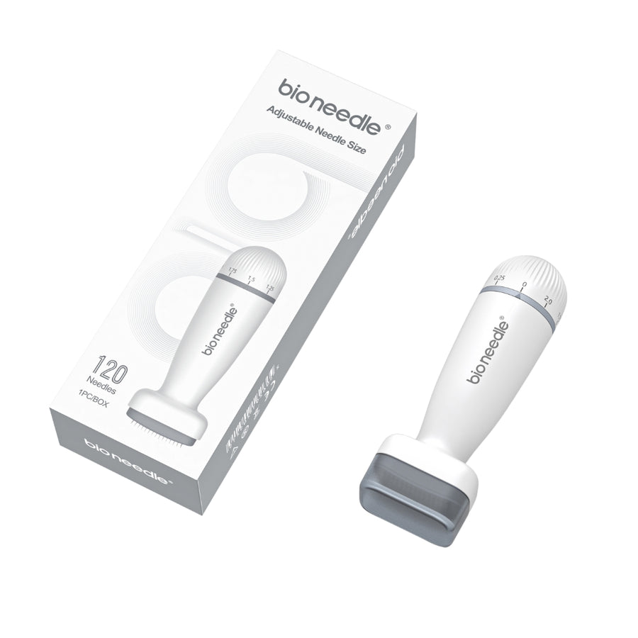 Bio Needle Adjustable Derma Stamp Micro Needling Tool For Hair Growth ...